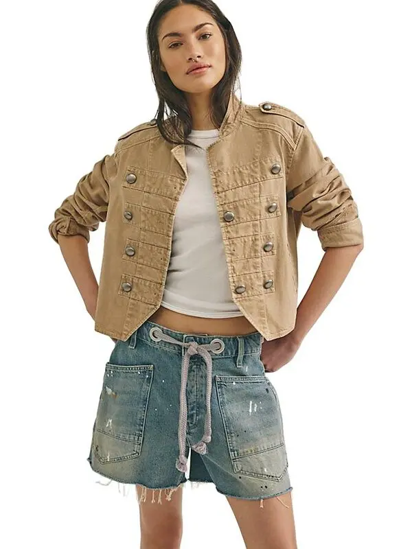 Free People We The Free Moxie Barrel Shorts - River Valley