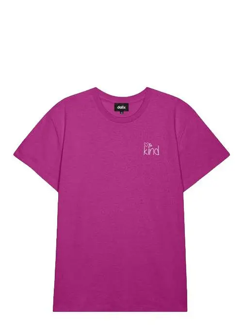 DALIX Be Kind Everyday Tee - Berry