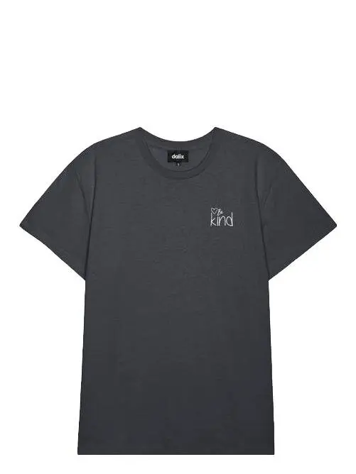 DALIX Be Kind Everyday Tee - Cool Gray
