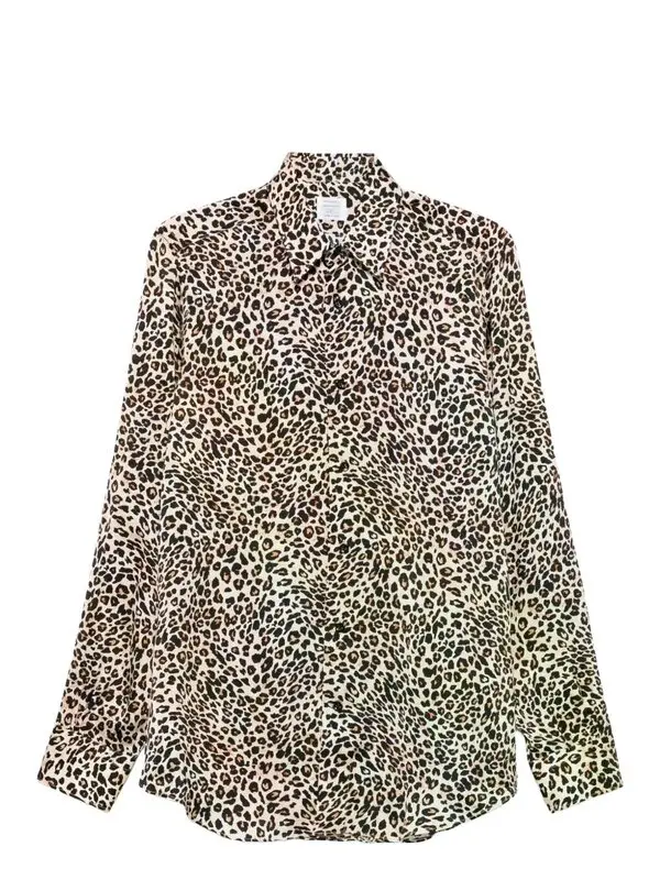 MAZZARELLI Leopard-print Shirt - Neutrals