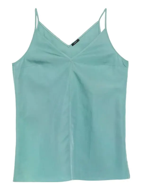 JOSEPH V-neck Tank Top - Blue