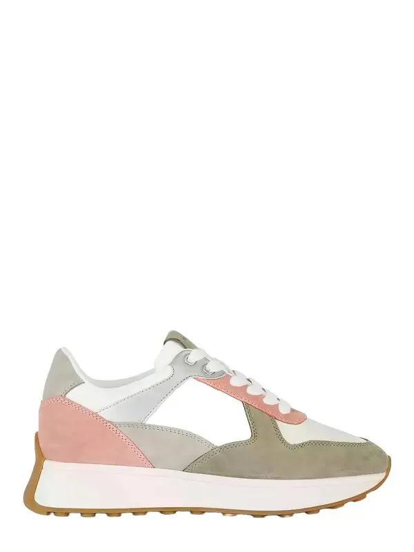 Geox Panelled Sneakers - White