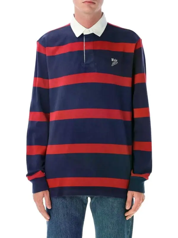 Polo Ralph Lauren Rugby-stripe Polo Shirt - Blue