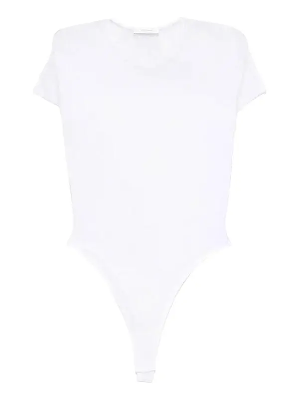 Wardrobe.NYC Short-sleeves Bodysuit - White