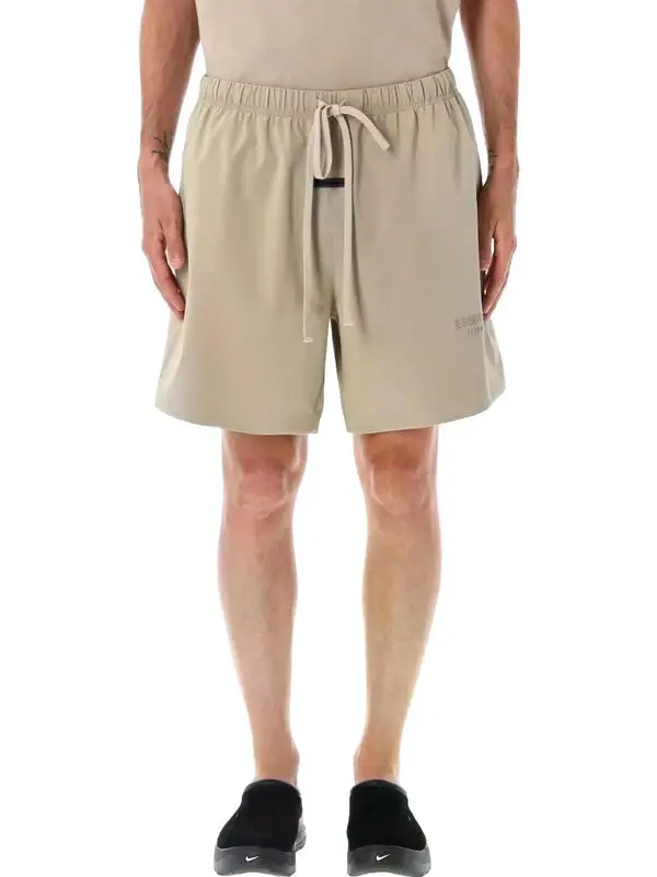 Fear Of God Drawstring-waistband Track Shorts - Neutrals