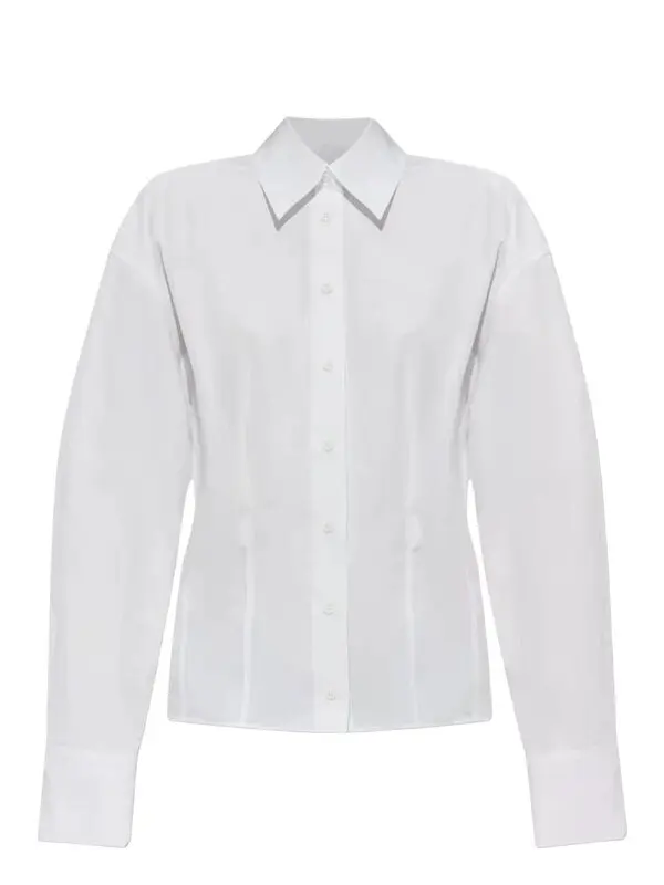 Attico Fitted Cotton Shirt - White