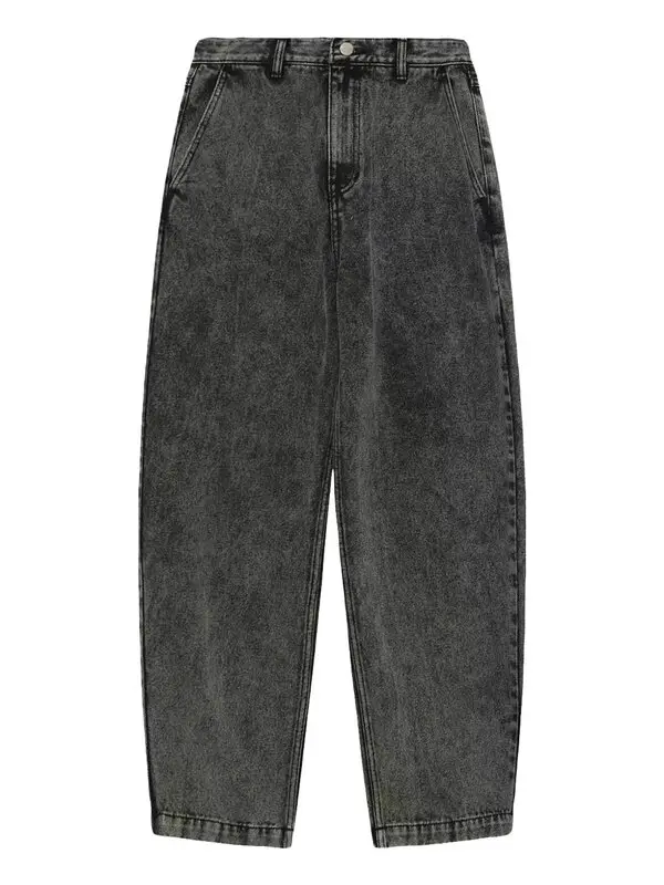 ADER ERROR Trs Tag Acid-wash Jeans - Black