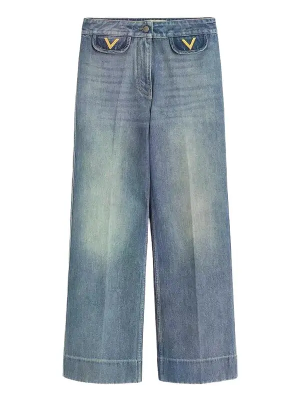Valentino Garavani Denim Trousers - Blue