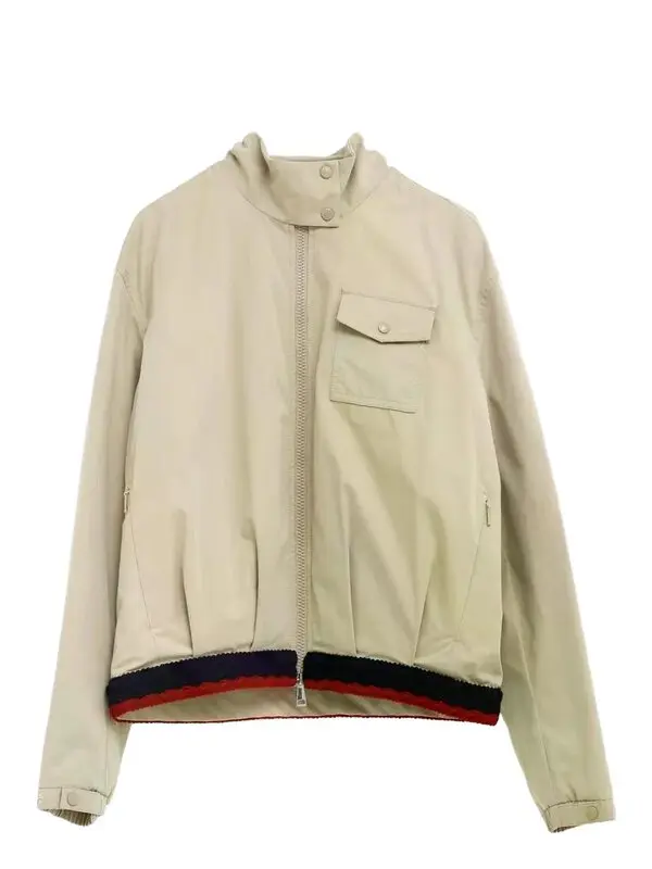 Moncler Zip-fastening Banded Jacket - Neutrals