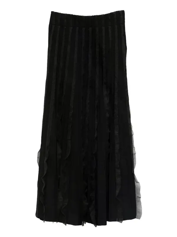 Emporio Armani Midi Skirt - Black