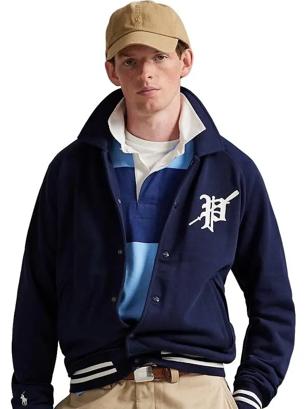 Ralph Lauren Graphic Fleece Jacket - Cruise Navy
