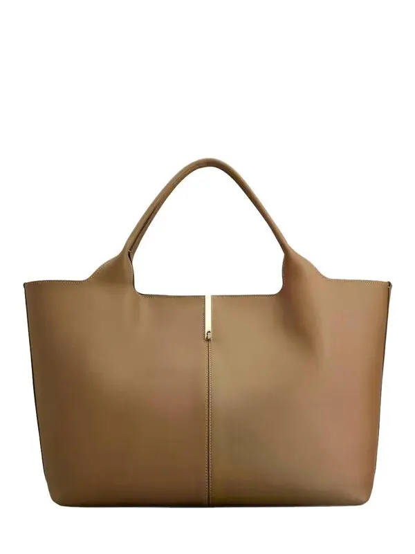 TOD'S Medium Leather Tote - Brown