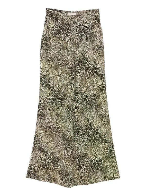 Elie Saab Printed Palazzo Pants - Brown