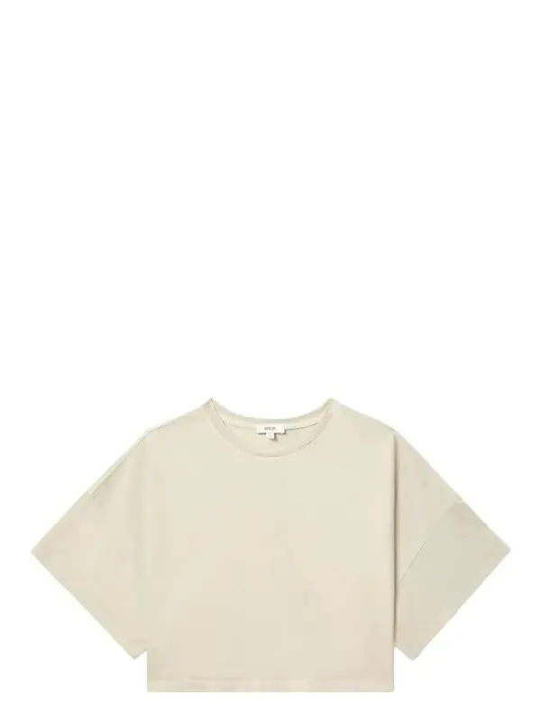 AGOLDE Cropped T-shirt - Neutrals