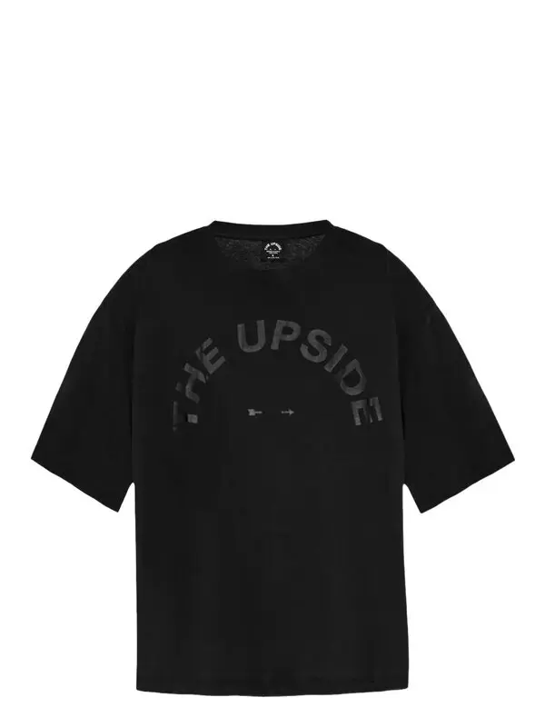 The Upside Logo-print Short-sleeve T-shirt - Black