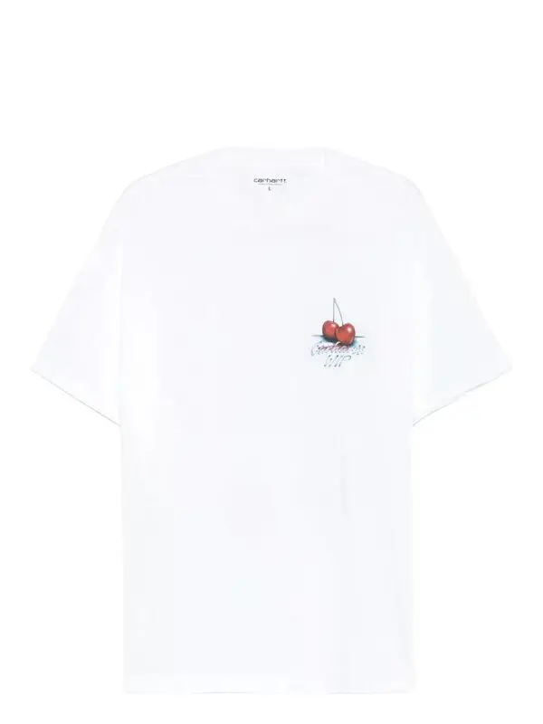 Carhartt Work In Progress S/s Jake Garcia Cotton T-shirt - White