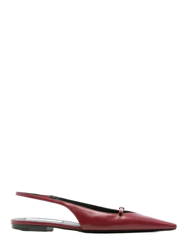 Victoria Beckham Pointed-toe Slingback Pumps - Red