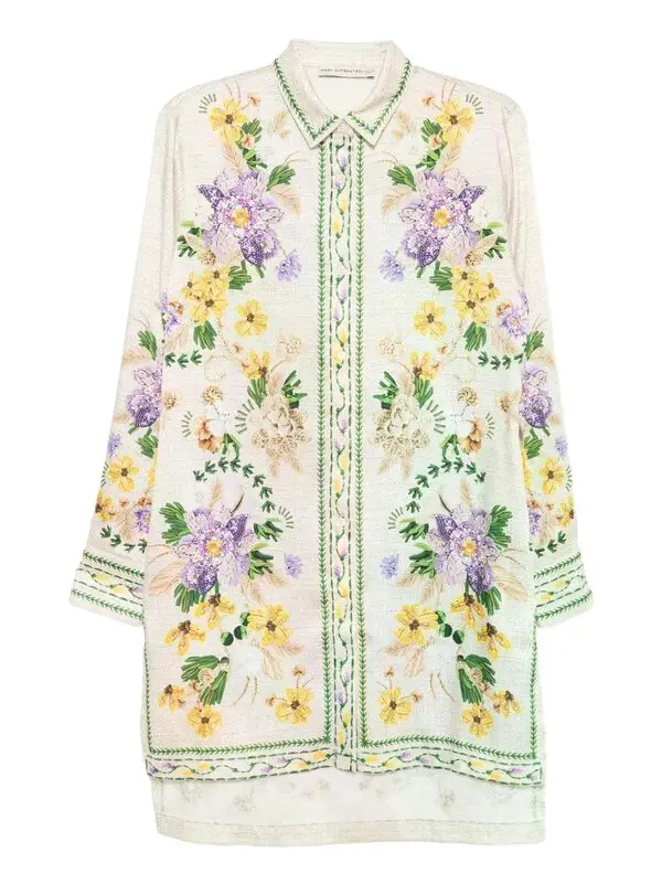 MARY KATRANTZOU Verona Shirt - Neutrals