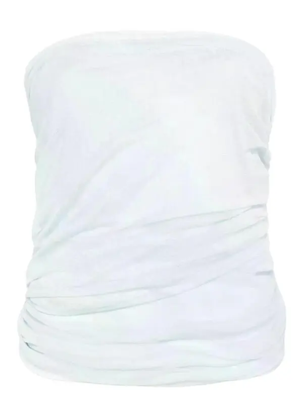 Christopher Esber Draped Strapless Top - Blue