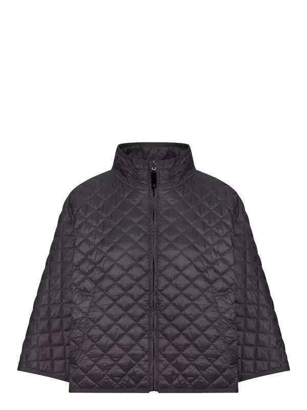 Max Mara Dolphin Quilted High-neck Jacket - Black
