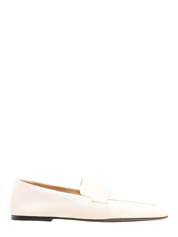THE ROW Square-toe Loafers - Neutrals