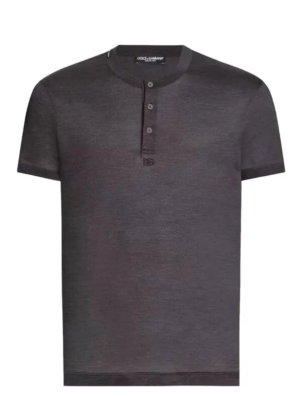 Dolce & Gabbana Silk T-shirt - Grey