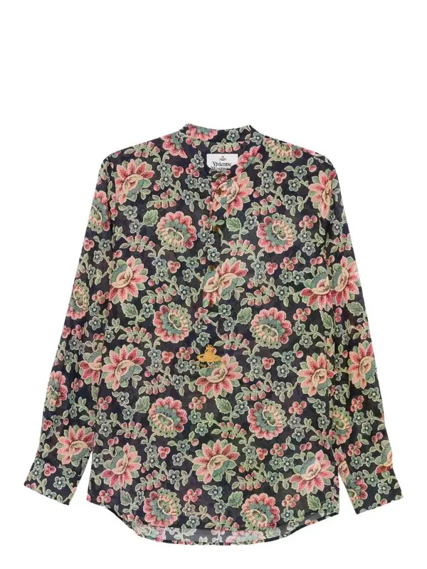 VIVIENNE WESTWOOD Floral-print Shirt - Blue