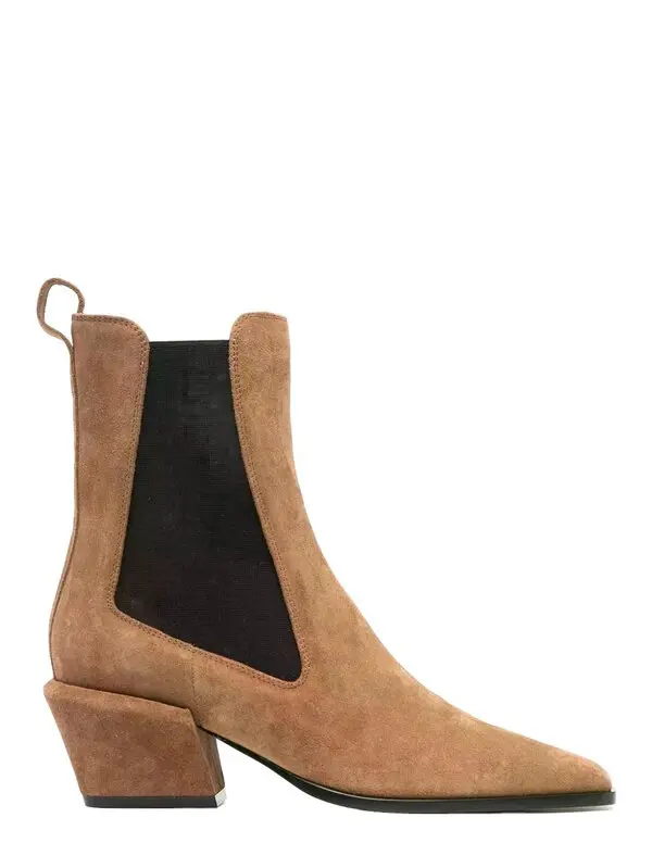 Paris Texas 60mm Heeled Ankle Boots - Brown