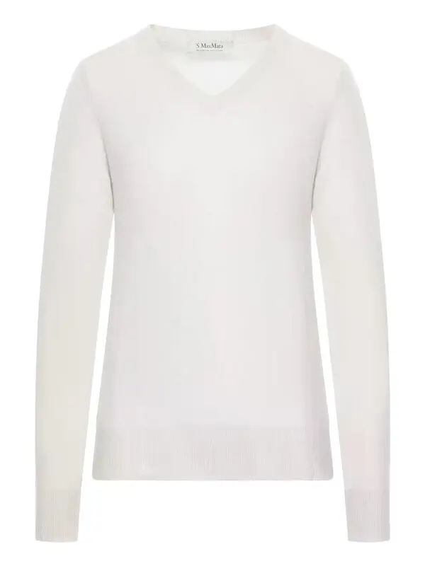 Max Mara Long-sleeve Sweater - White