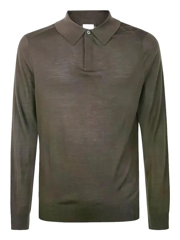 Paul Smith Long-sleeve Polo Shirt - Brown