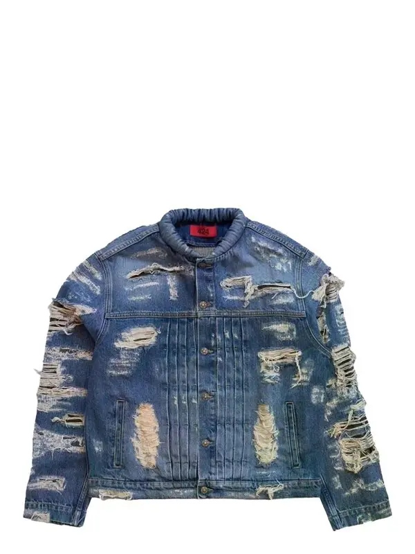 424 Collection Repaired Jacket - Blue