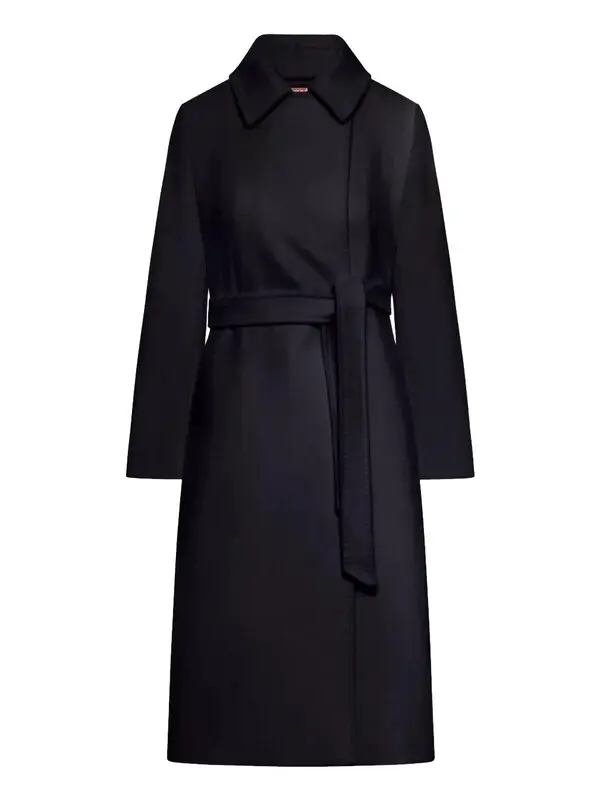 Max Mara Double-breasted Coat - Black