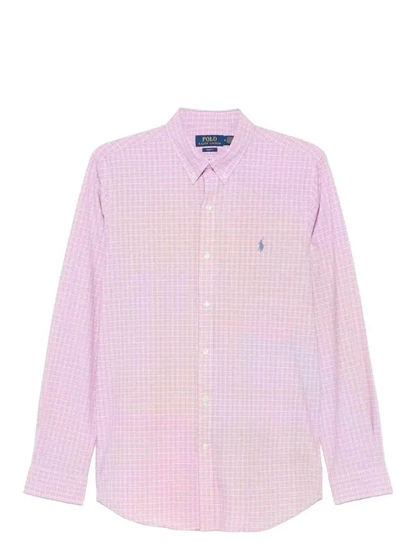 Polo Ralph Lauren Check-print Shirt - Pink
