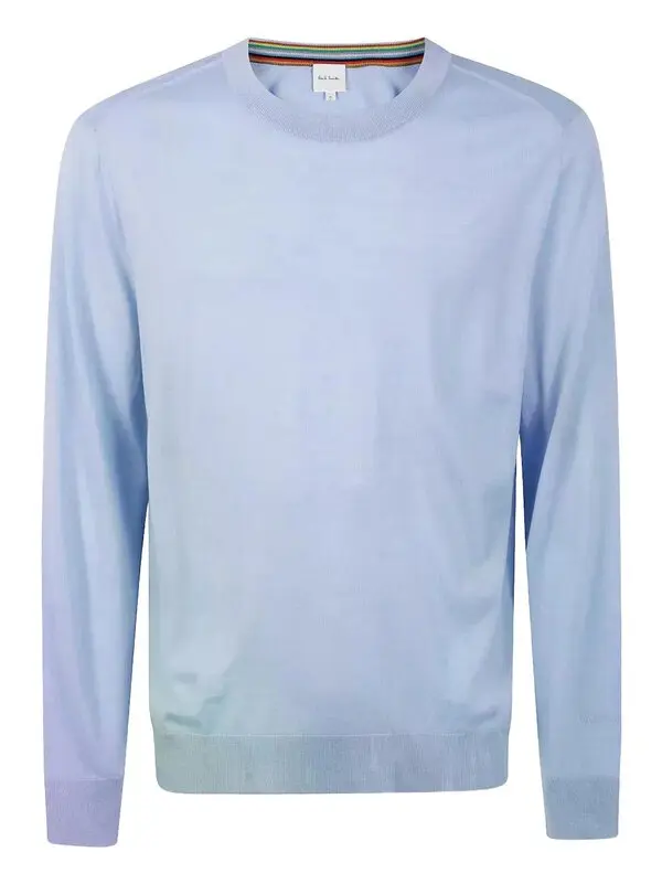 Paul Smith Crew-neck Merino Sweater - Blue