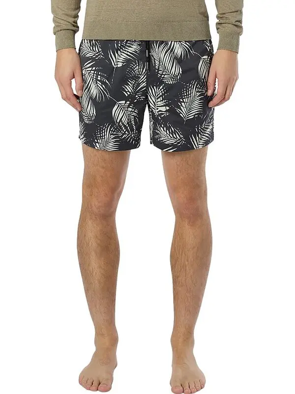 Onia 5" Swim Trunks - Black/off White