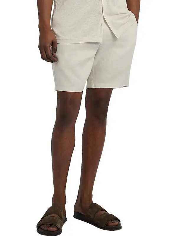 Onia Linen 7.5" Shorts - Stone