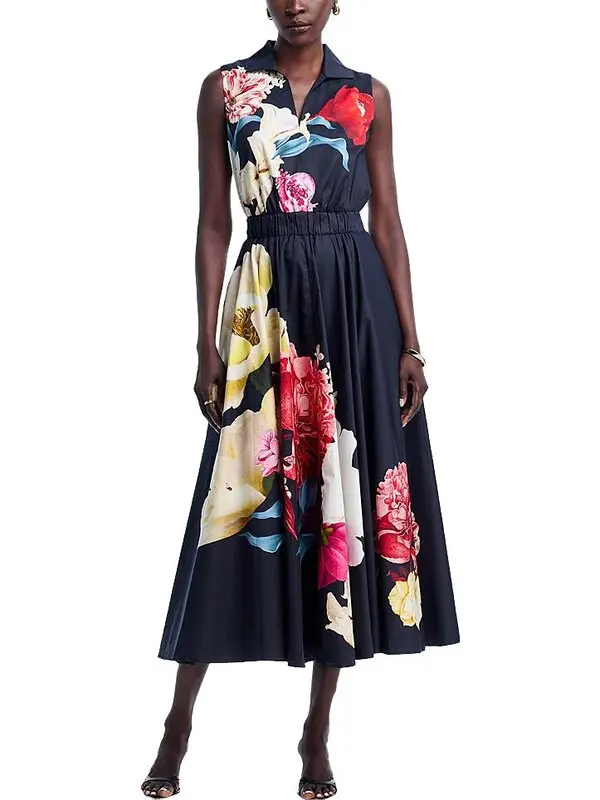 Elie Tahari Athena Regal Floral Dress - Regent Floral Print
