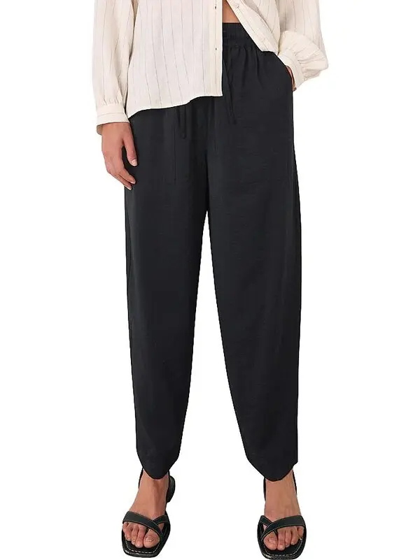 Whistles Petites Drawstring Pants - Black