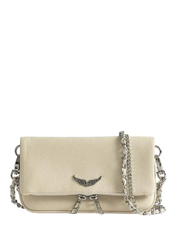 Zadig&Voltaire Rock Nano Grained Leather Crossbody - Flash