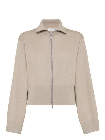 Brunello Cucinelli Lightweight Knit Cardigan - Camel