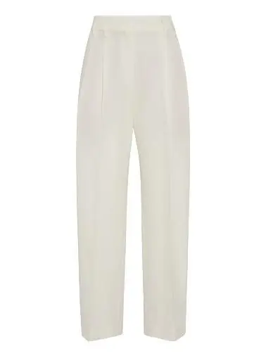 Brunello Cucinelli Slouchy Trousers - Panama