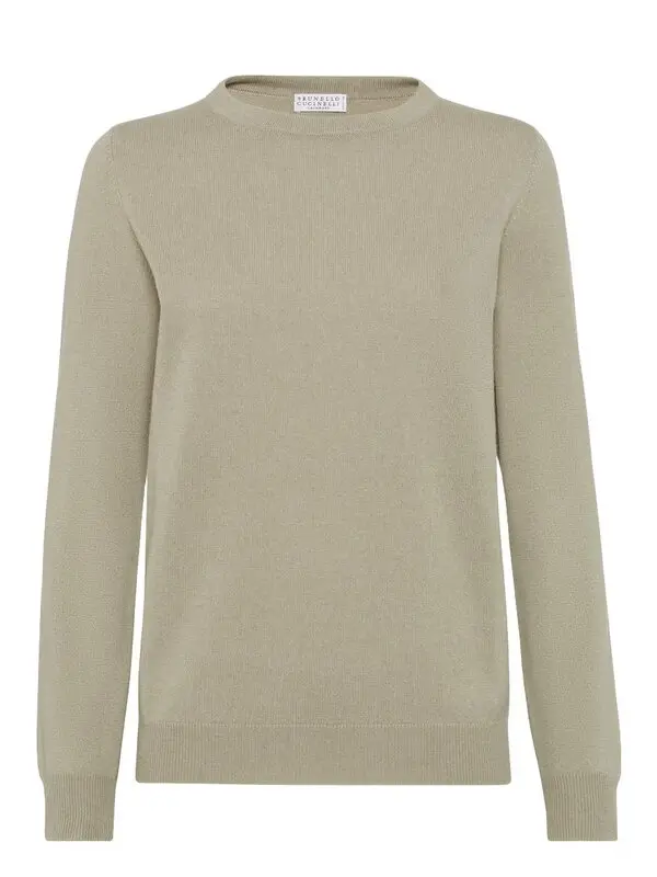 Brunello Cucinelli Cashmere Crew-neck Sweater - Green