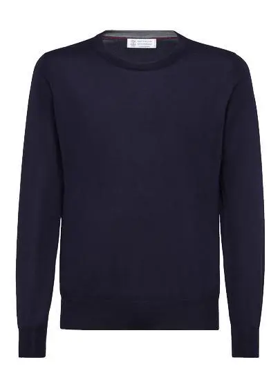 Brunello Cucinelli Lightweight Sweater - Navy Blue