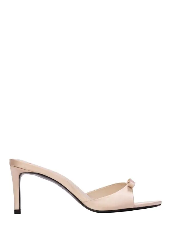 BLACK SUEDE STUDIO Albie 65 Mule - Champagne Satin