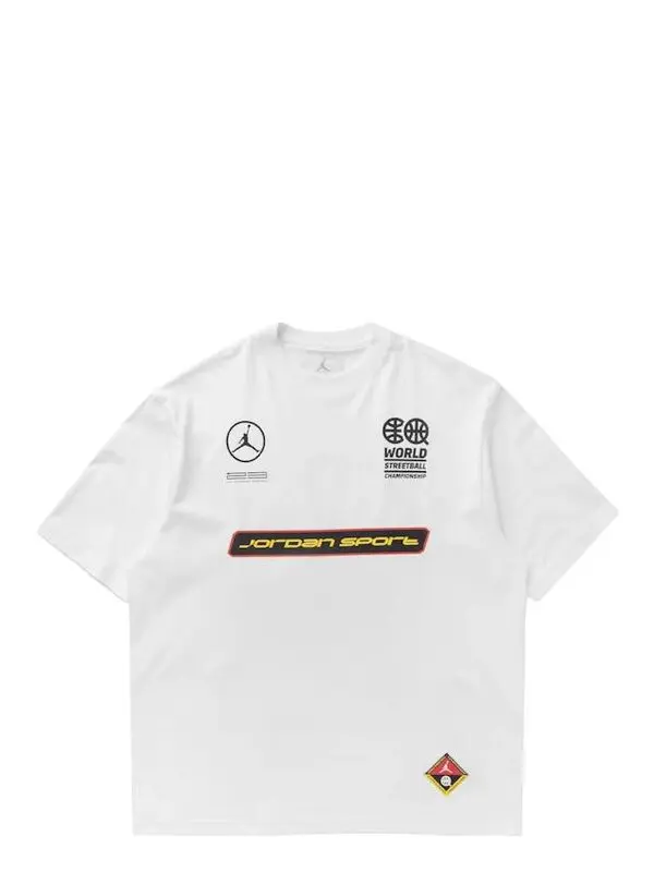 JORDAN X Quai 54 Sport Lbr Tee Shirt - White