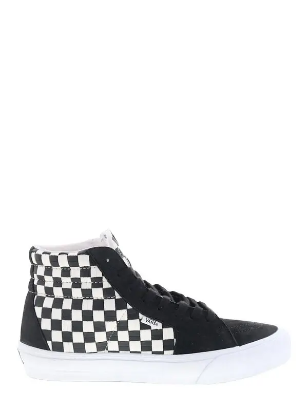VANS Style 38 Vlt Lx Woven High-top Sneakers - Black/blanc De Blanc