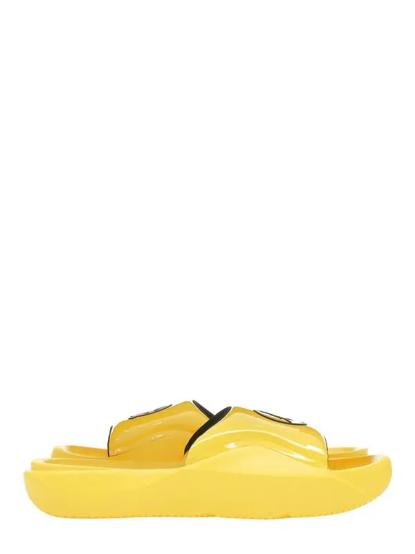 JORDAN Franchise Quai 54 Slides - Tour Yellow/black