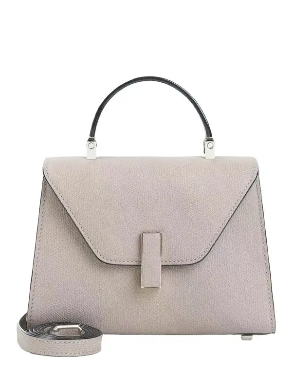 VALEXTRA Structured Flap Handbag - Neutrals