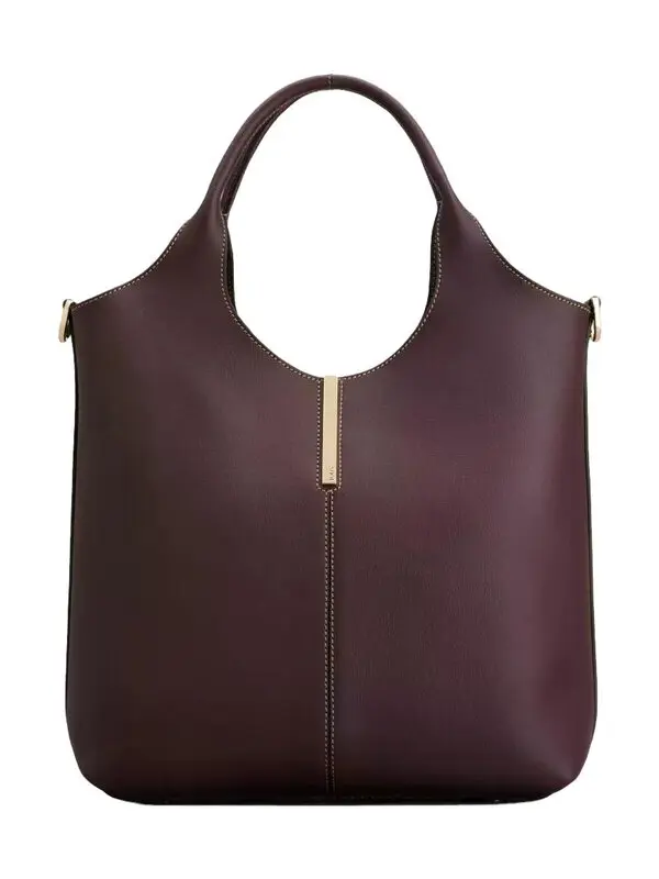 TOD'S Leather Tote Bag - Brown