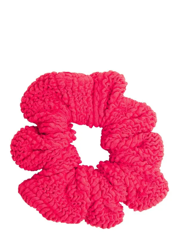 Hunza G Cotton Scrunchie - Red